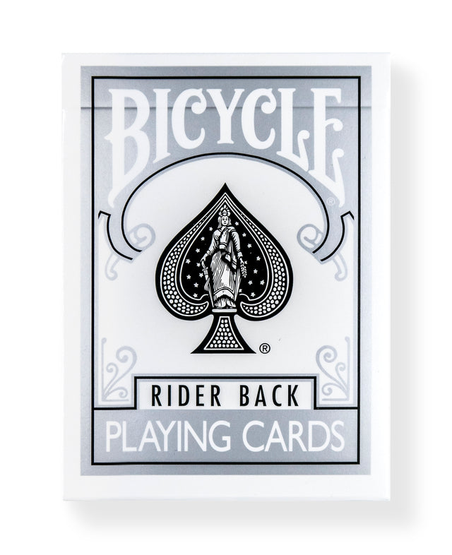 Bicycle Rider Back: Silver – King of Cards